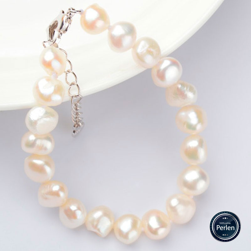 Perlen-Armband mit echten Süßwasserperlen